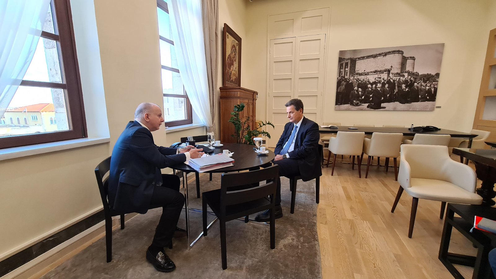 Συνάντηση του Δημάρχου Ρόδου Αντώνη Β. Καμπουράκη με τον Αναπληρωτή ...